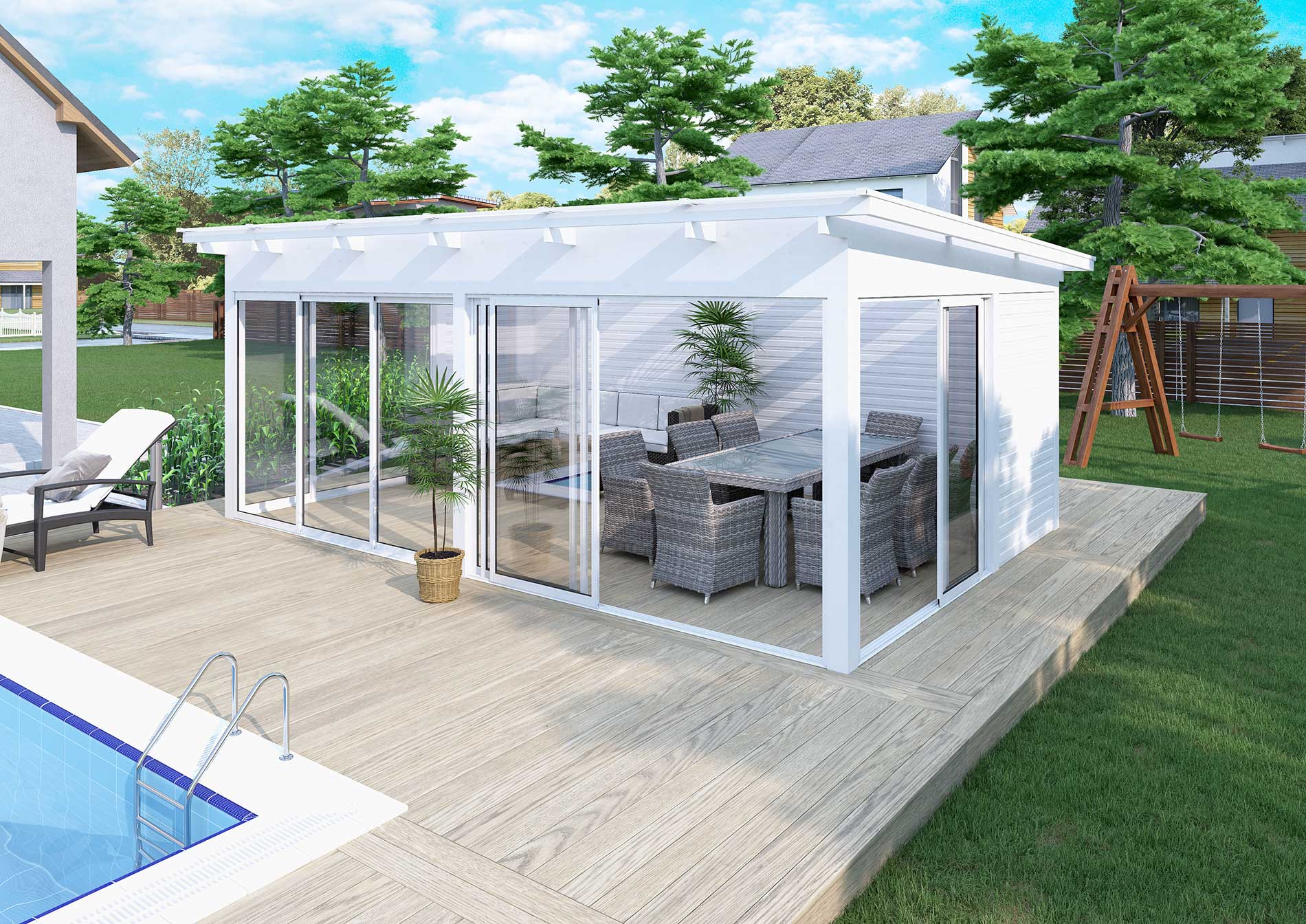 Hagestue | Frittstående hagestue | Komplett Hagestue | Halle®